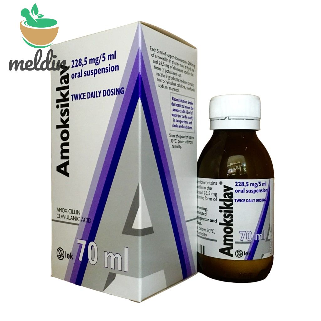 AMOKSIKLAV SUSP 228MG/5ML (SANDOZ) | Meldinpharma